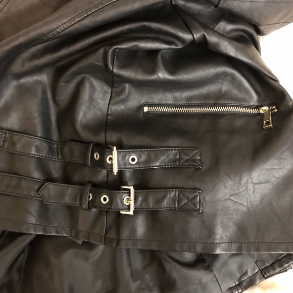 a.n.a | Jackets & Coats | Ana Black Plus Size Moto Jacket 3x Side ...